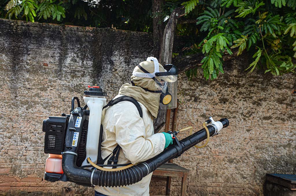 Prefeitura realiza trabalho preventivo de combate à dengue. Borrifação ...